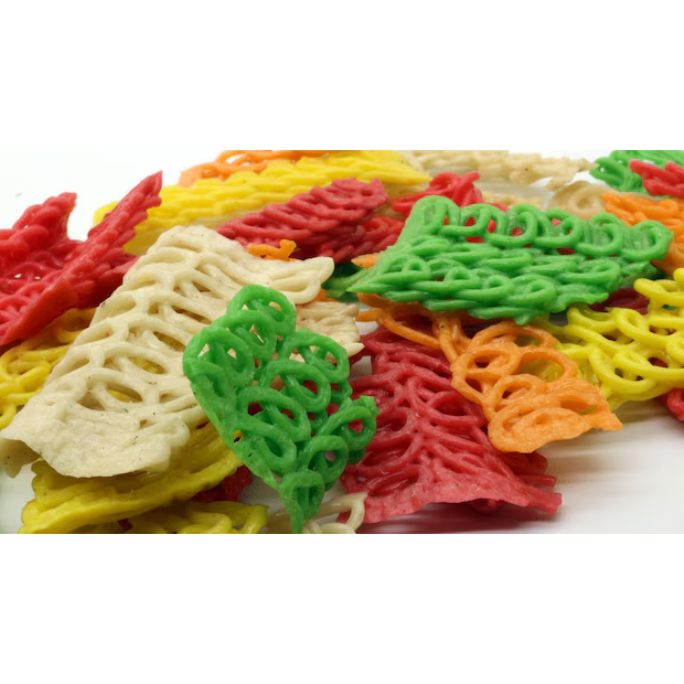Treasures Fryums - Chain - Big - Colored - Ready To Fry Crackers - 100% ...