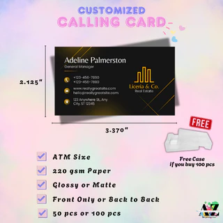 Shop calling cards for Sale on Shopee Philippines