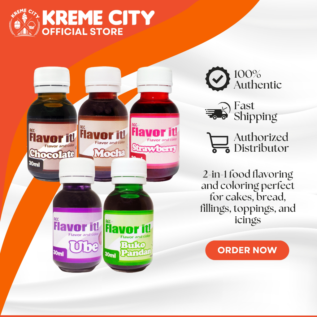 Achievers ACC Flavor-It Food Coloring and Flavoring 30ml | Shopee ...