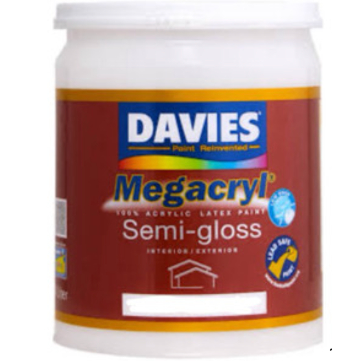 Megacryl Semi Gloss Latex Paints / 1 Liter Colors A-L | Shopee Philippines