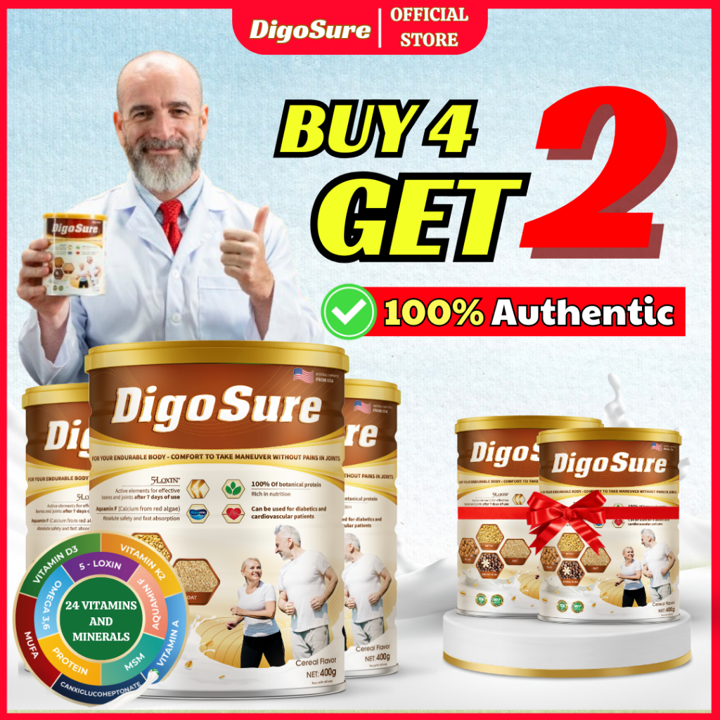 BUY 4 GET 2 = 6 CANS DIGOSURE MILK 400g | Shopee Philippines
