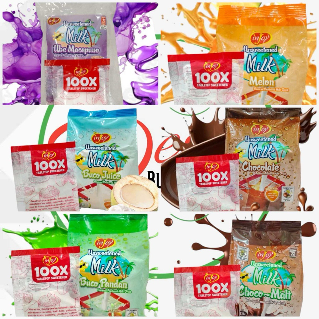 INJOY UNSWEETENED JUICE POWDER JUICE FLAVOR (500g) | Shopee Philippines