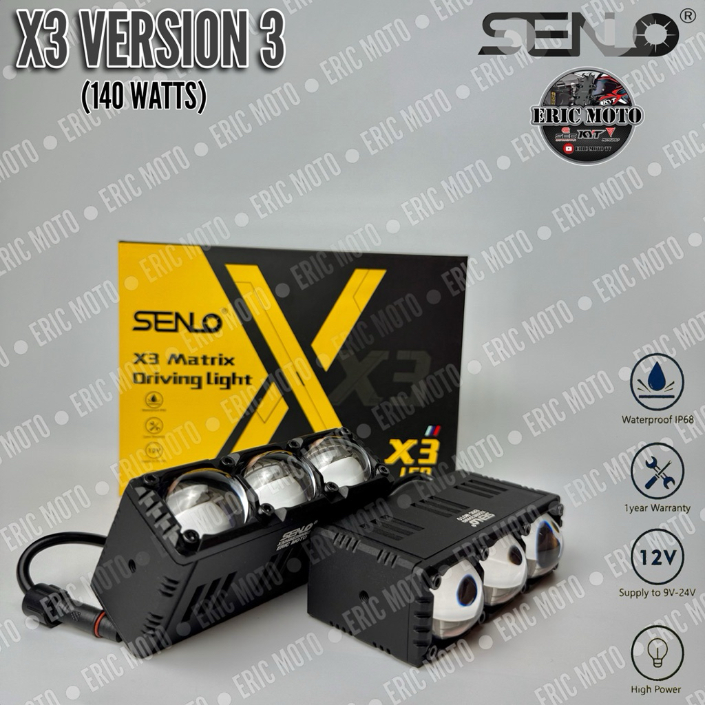 SENLO X3 140WATTS / SENLO X3 140W ORIGINAL / auxiliary light mini ...