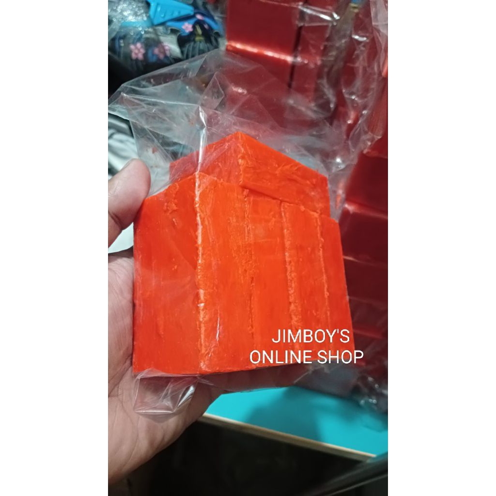 brilli ant kojic soap HALF KILO orange scent branded scrap soap BIG CUT ...
