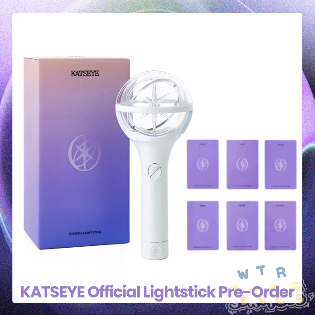 KATSEYE Official Lightstick with Photocard Set and Freebies [PRE-ORDER ...