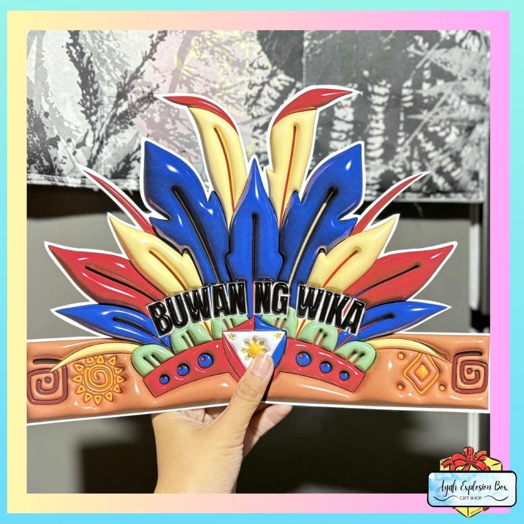 Buwan ng Wika Head Dress Costume - Head Dress - 3D head Dress Buwan ng ...