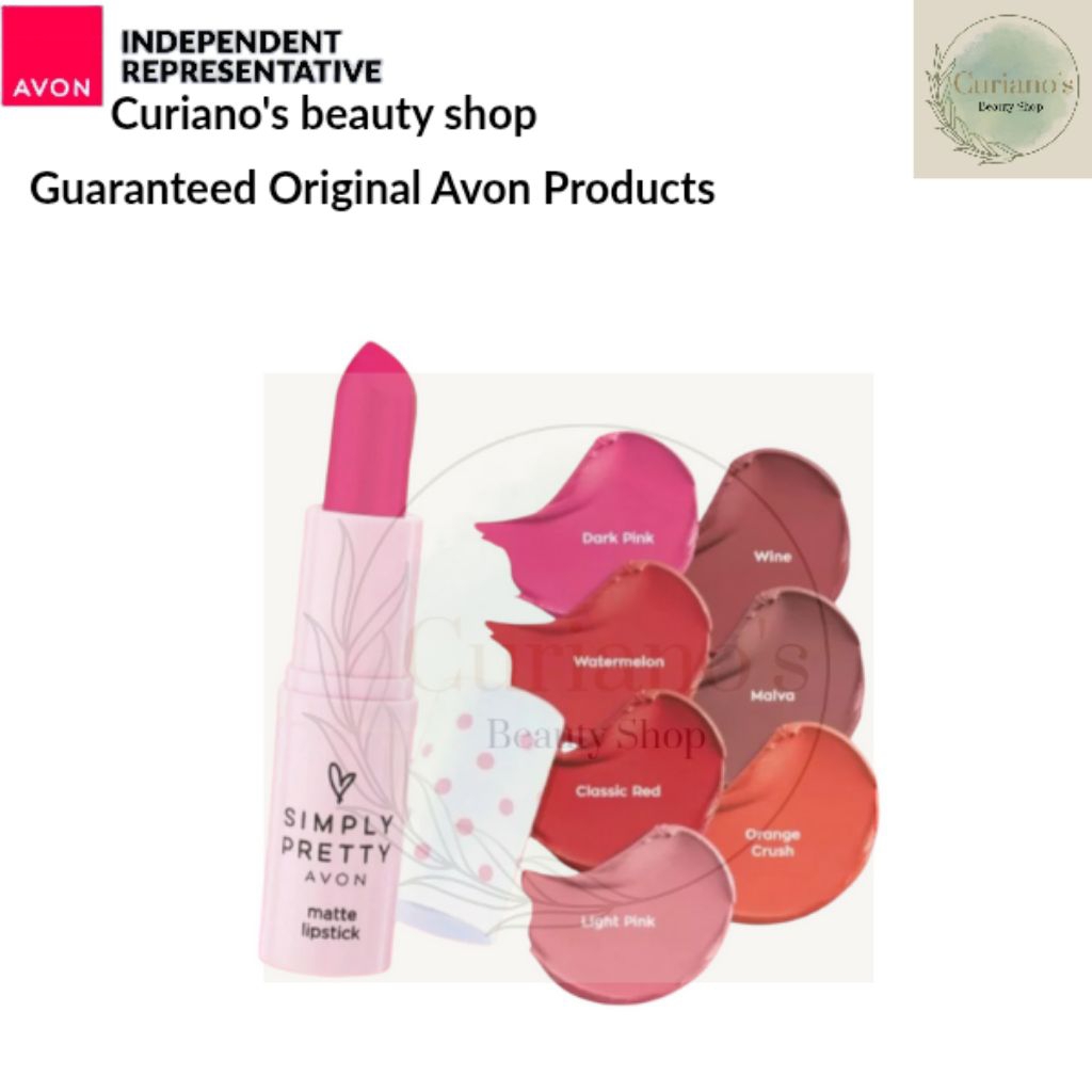 Avon Simply Pretty Matte lipstick 4g | Shopee Philippines