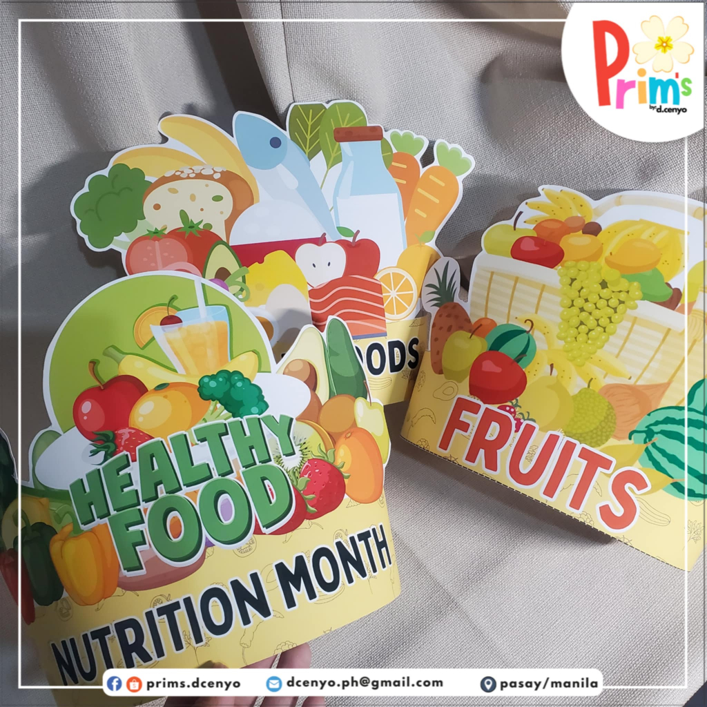 Nutrition Month Headdress (Personalized Name) | Shopee Philippines