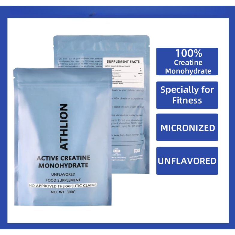 Athlene Nutrition Whey Protein Powder Active Creatine Monohydrate 300g ...