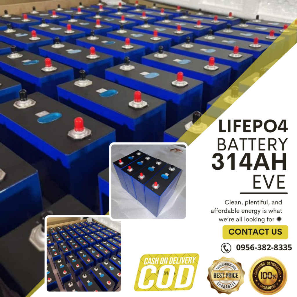 EVE 314AH 3.2V MB31 - 100% BRANDNEW Prismatic LiFePo4 Battey Lithium ...