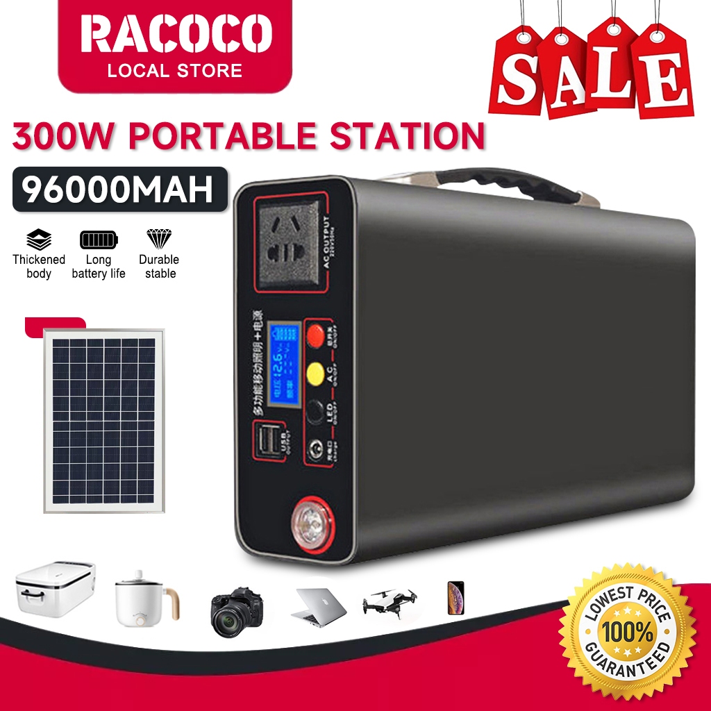 Power Station 300W/220V Portable 96000mAh Big Capacity Quick Charging ...