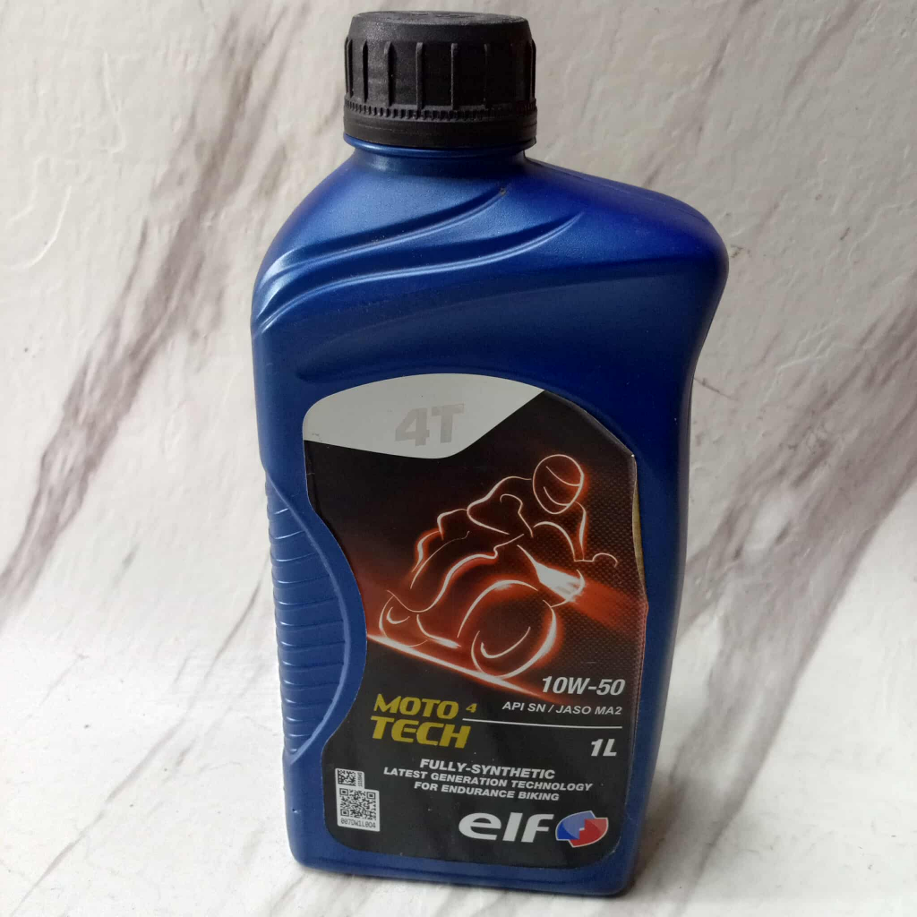 ELF Moto Tech 4T 10W-50 - Fully Synthetic 1L | Shopee Philippines