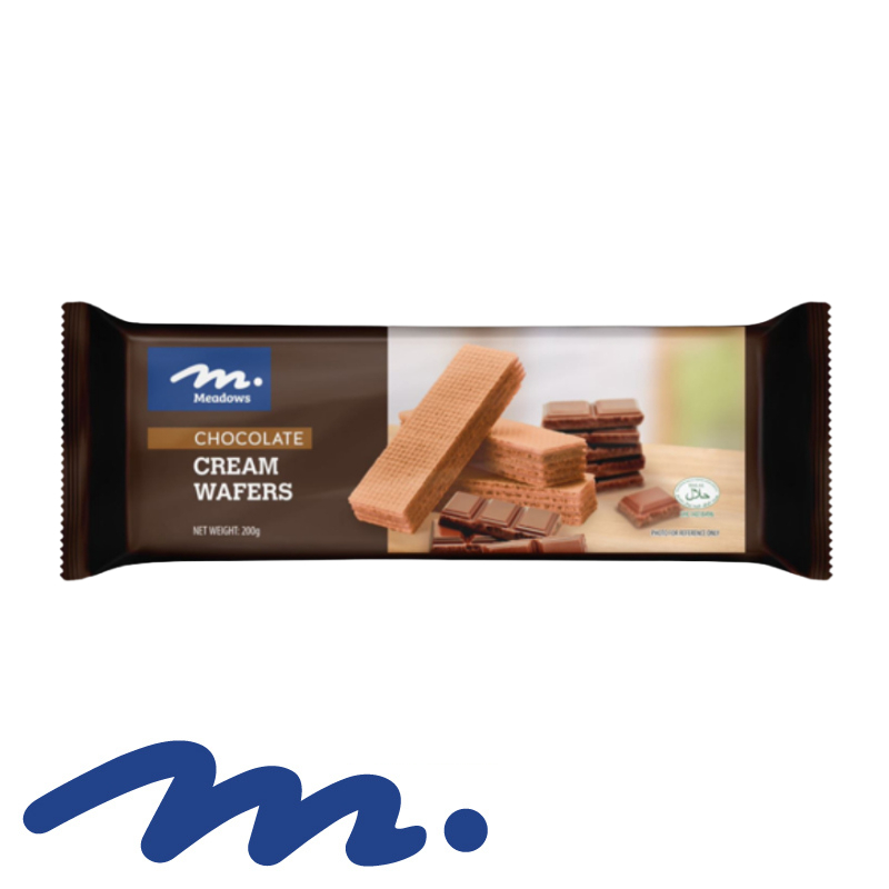 Meadows Chocolate Wafers 200G | Shopee Philippines