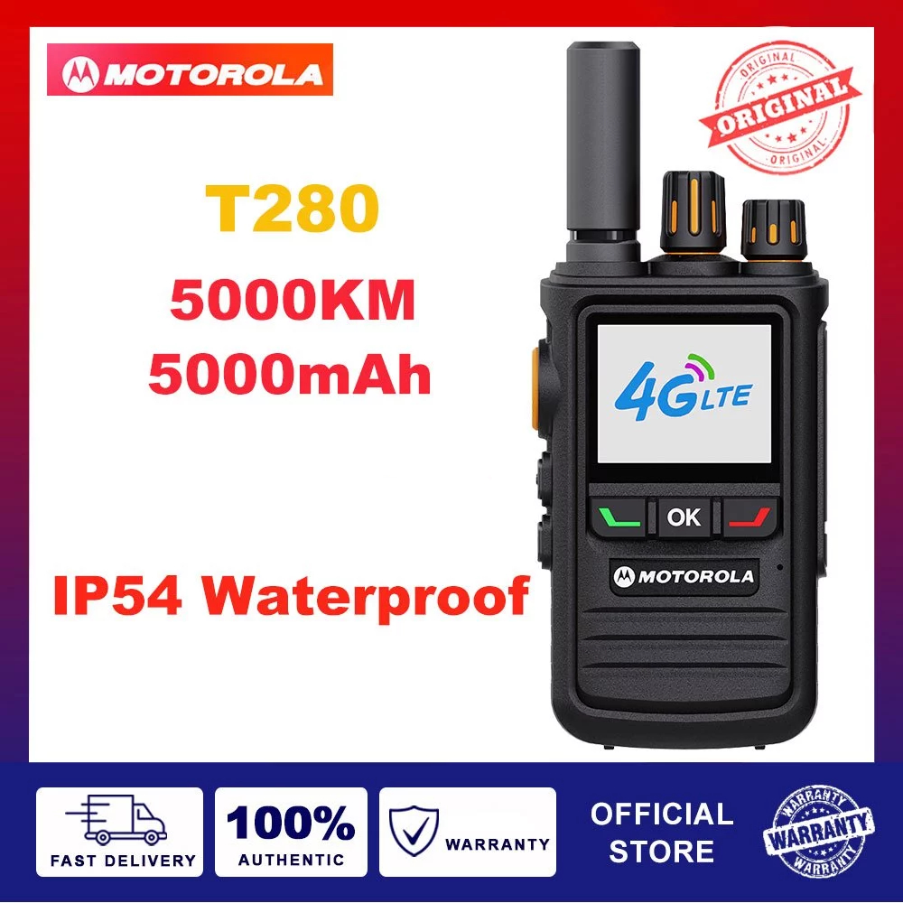 Motorola T280 global walkie talkie 4G WIFI long-distance 5000KM Two-way ...