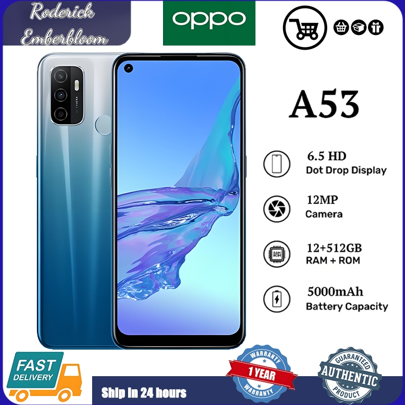 Brand New A53 12+512GB Smartphone 5000mAh Cellphone 6.5-inch screen ...