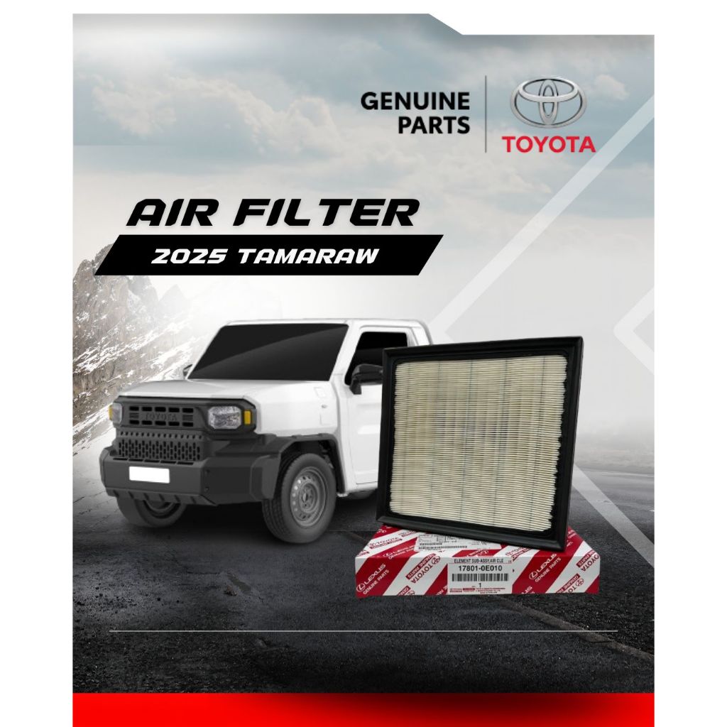 AIR FILTER TOYOTA TAMARAW 2025 (17801-0E010) | Shopee Philippines