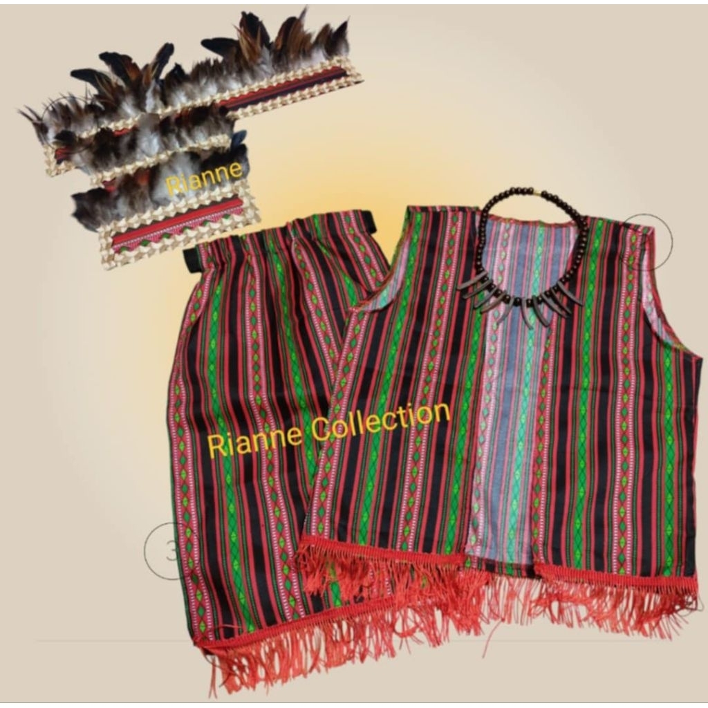 Igorot Costume Boy Ethnic vest/bahag with accessories | Shopee Philippines