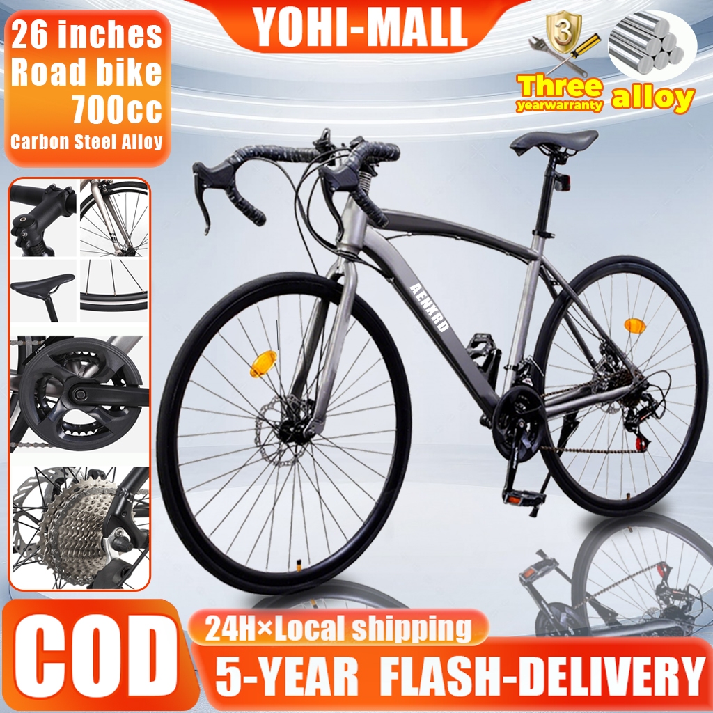 Bike Road bike Slant Bicycle Mountain Bike 21S Variable Speed 700C Gear ...
