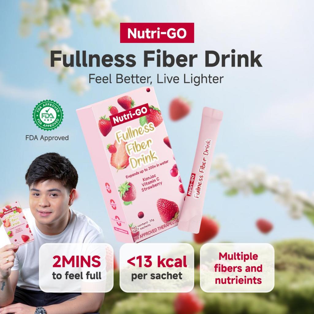 Nutri-GO Fullness Fiber Drink 【 Trial Package 1 BOX 】| Pre-Meal ...