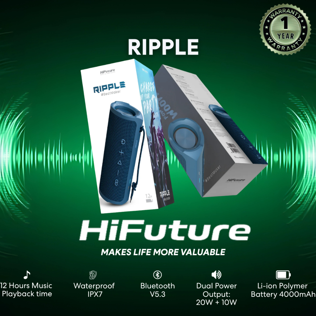 Hifuture Ripple Portable Speaker | Shopee Philippines