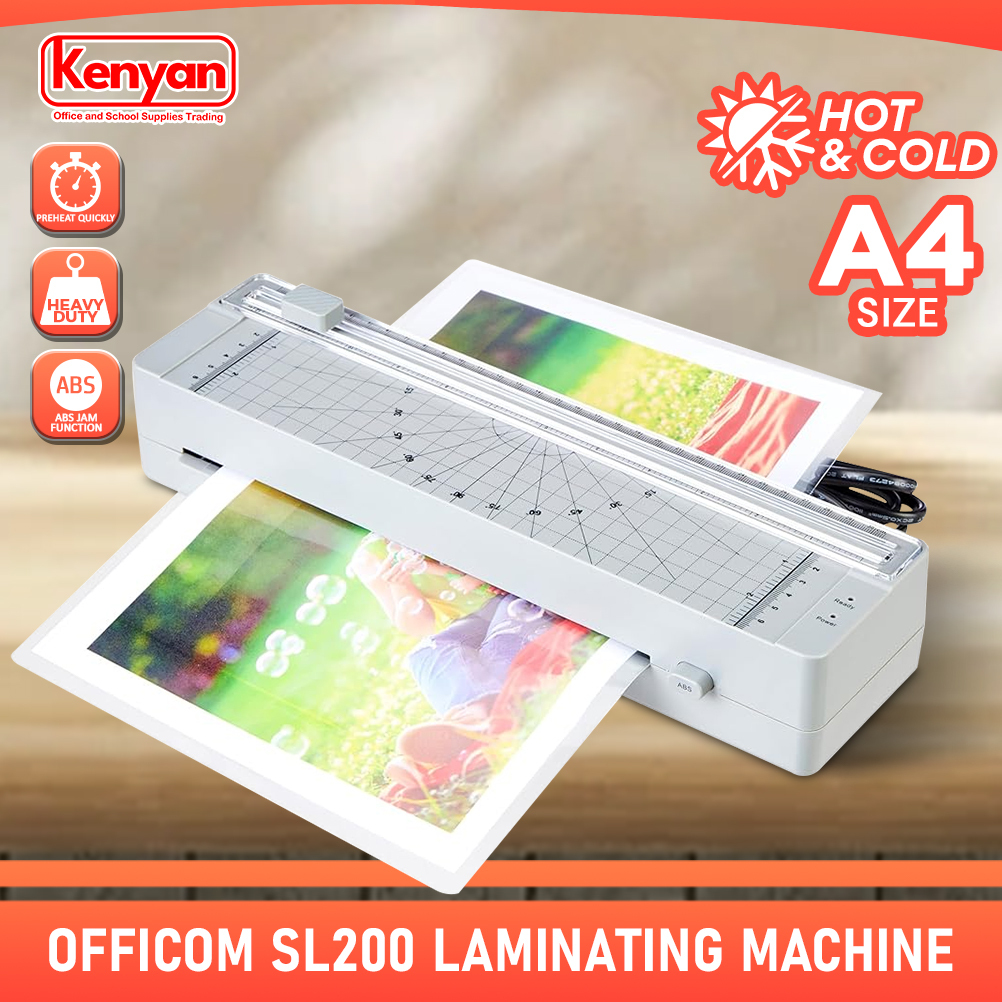 3in1 Laminating Machine A4 OC122 Laminator HOT Lamination with Paper ...