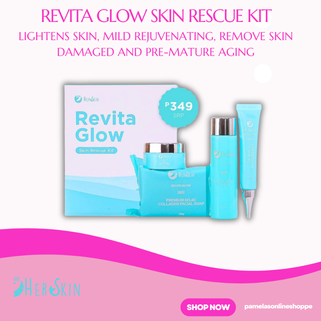 Her Skin Revita Glow Skin Rescue Kit by Kat Melendez | Shopee Philippines