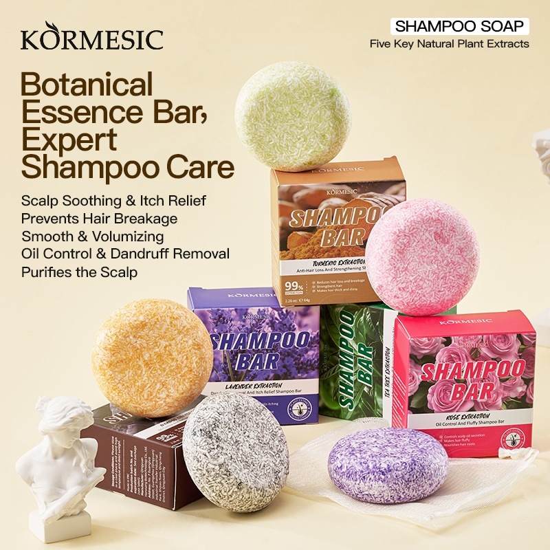 Hair growth soap shampoo soap Polygonum multiflorum repair black hair ...