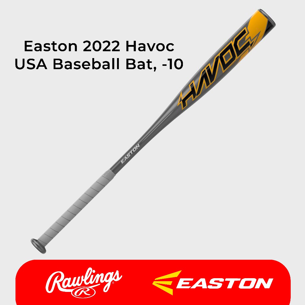 Easton YSB22HAV10 Havoc -10 Baseball Bat Youth Alloy Baseball Bat ...