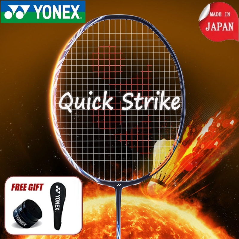 YONEX Badminton Racket Made In Japan Full Carbon Single 4U 24Lbs Quick ...