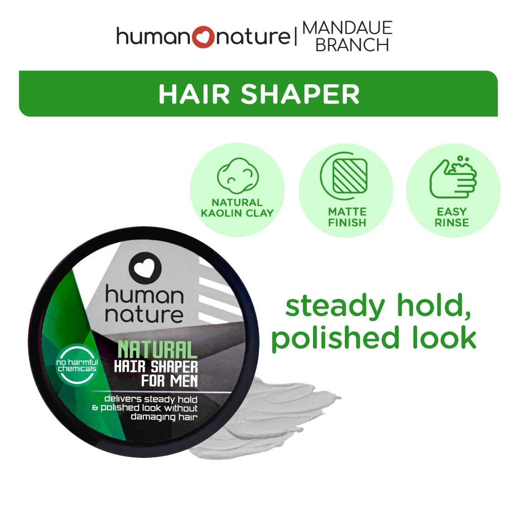 Human Nature Natural Hair Shaper for Men 50g (No Harmful Chemicals ...