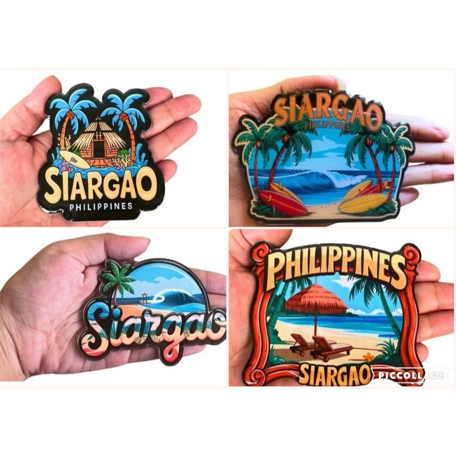 SIARGAO Stunning Rubber magnets. Beautiful Art, Lasting Memories ...