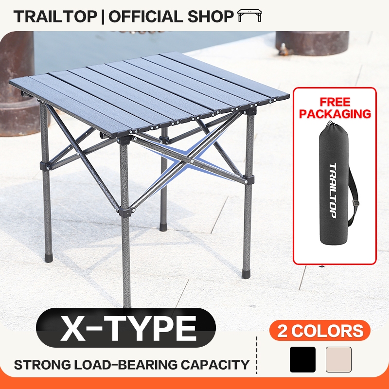 Trailtop Folding Camping Table Thick & Wear-Resistant Strong Outdoor ...