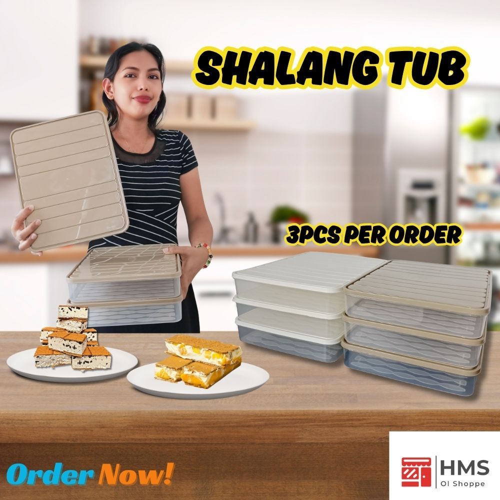 3 Set Shalang Tub 2L Stackable Food Storage Containers for Grahams ...