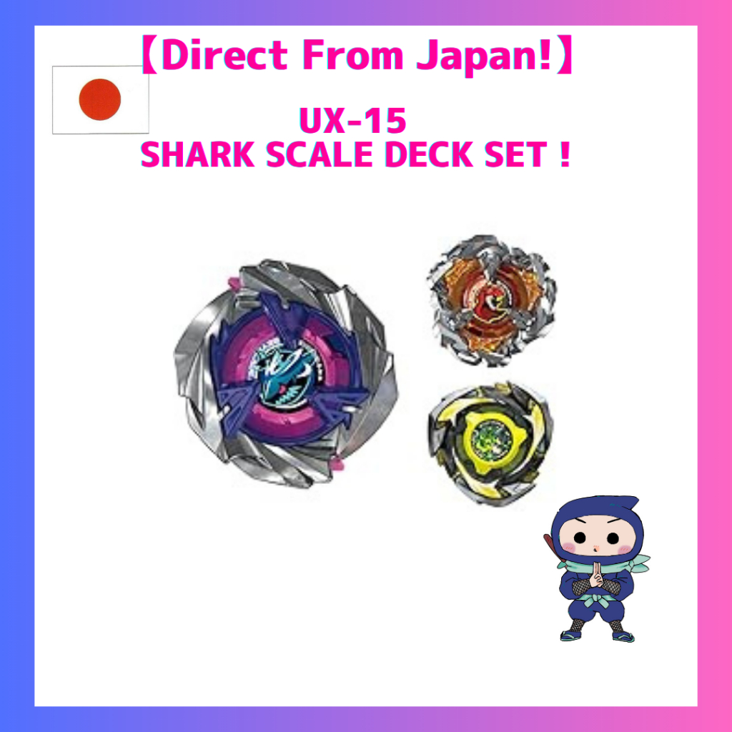 TAKARA TOMY BEYBLADE X UX-15 Shark Scale Deck Set | Shopee Philippines
