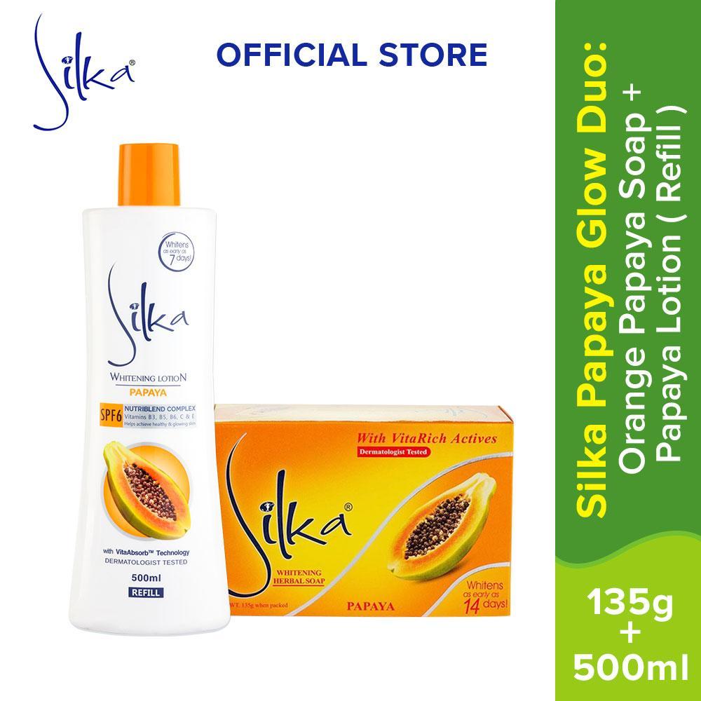 Silka Papaya Glow Duo Pack | Shopee Philippines