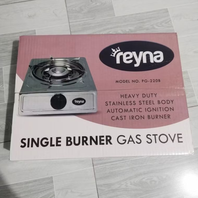 Reyna Single Burner Gas Stove PG-220B | Shopee Philippines
