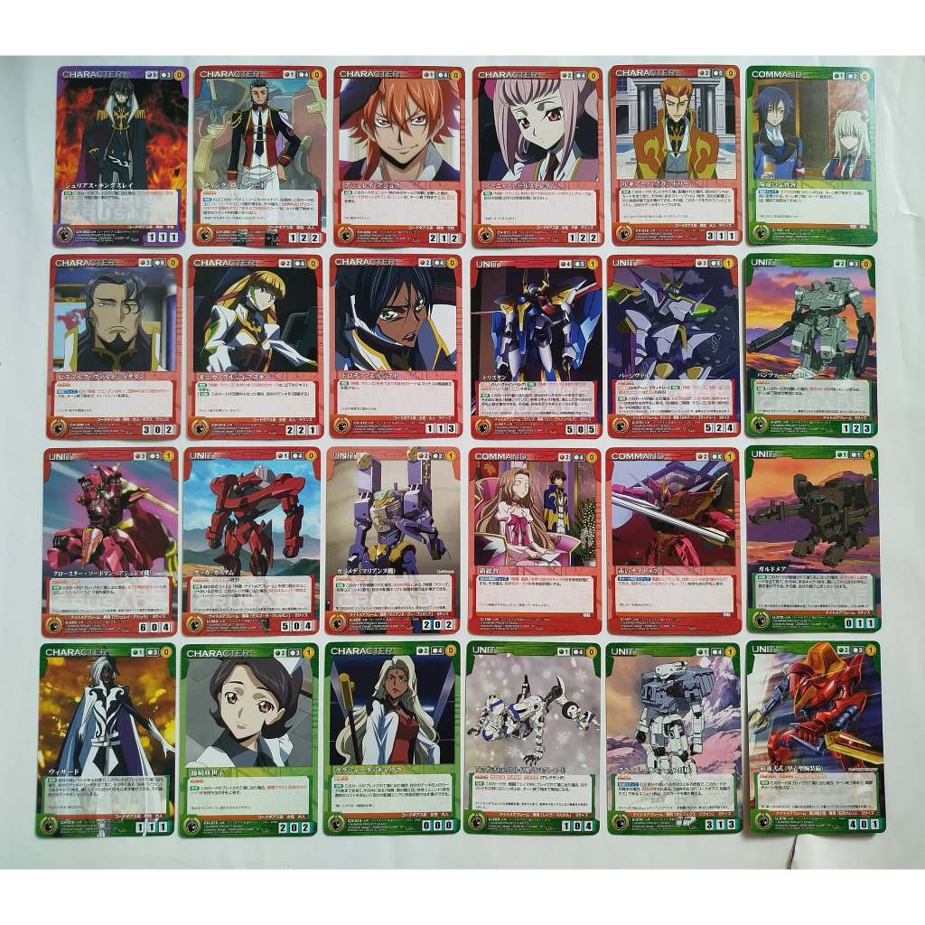 Code Geass Anime Cards (Official) 24 pcs for 315 pesos | Shopee Philippines
