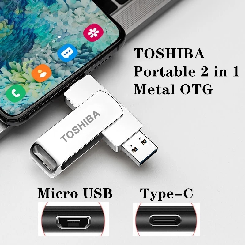 Toshiba flash disk OTG PenDrive 256GB 512GB 1TB 2TB Android Type-C USB ...