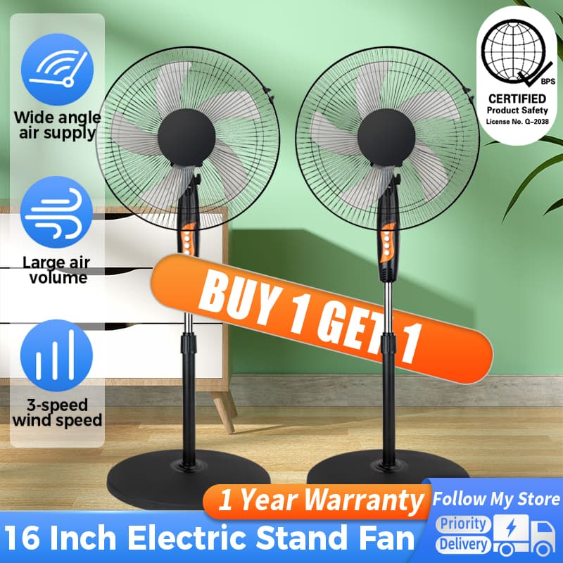 Buy 1 Take 1 Electric Fan Stand Fan Floor Fan Standard Fan Aesthetic ...