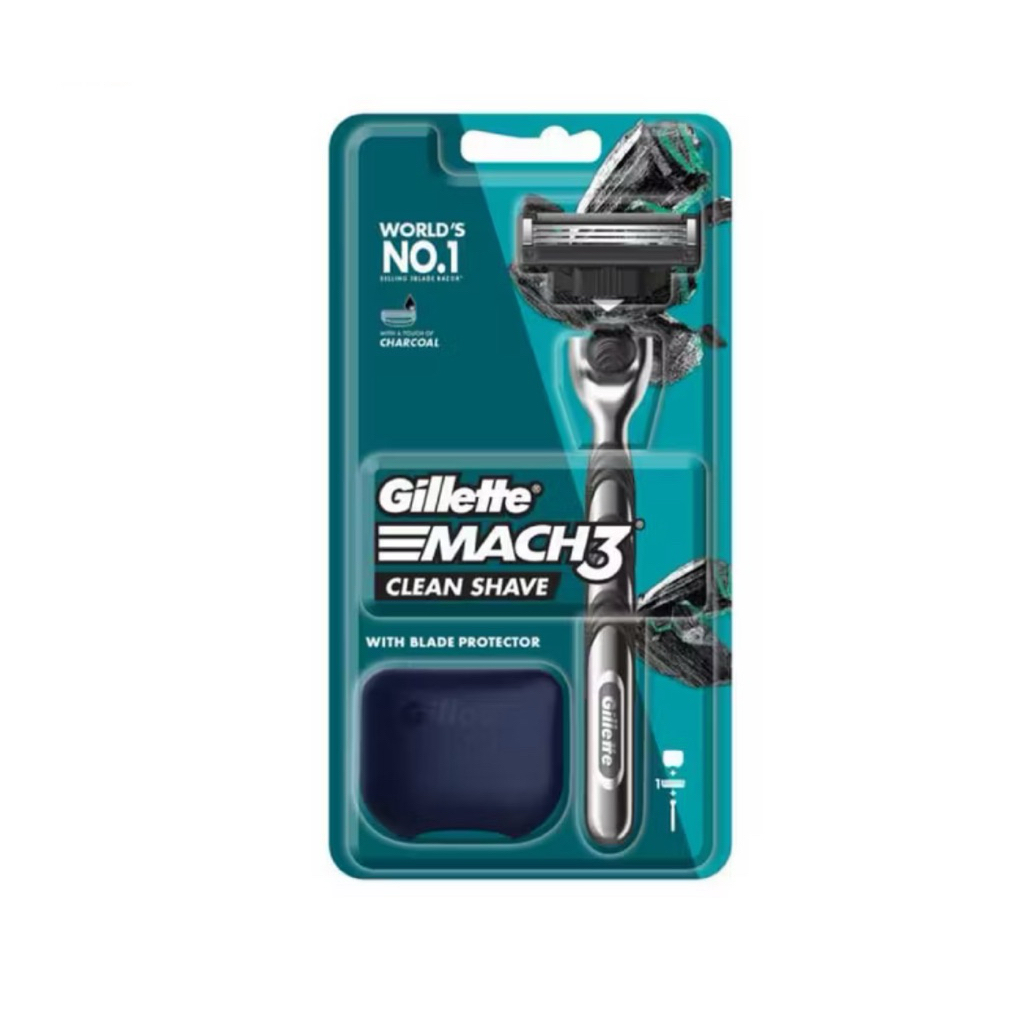 GILLETE Mach 3 Charcoal Razor 1Up | Shopee Philippines