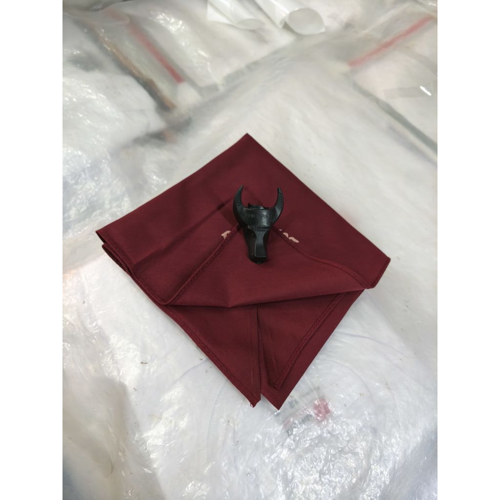 maroon panyo scouting/ maroon neckerchief | Shopee Philippines