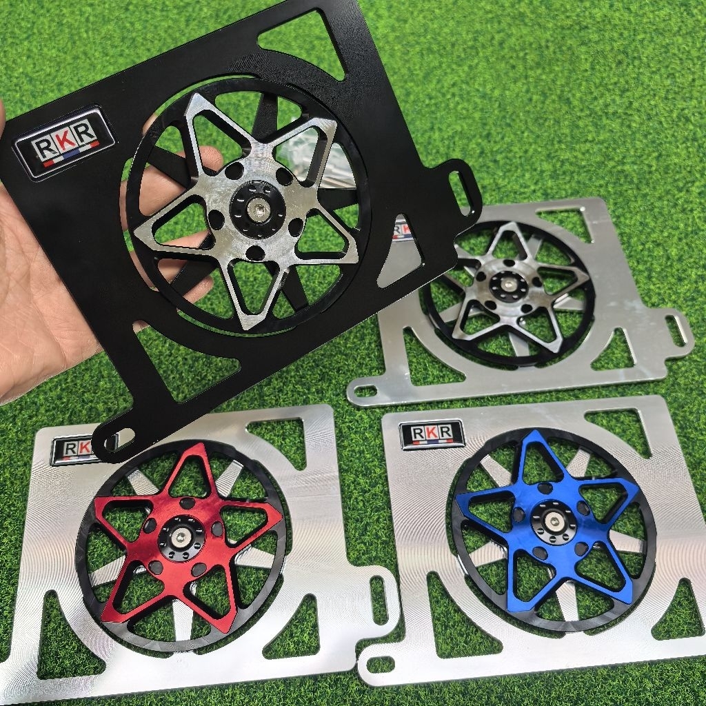 rkr racing alloy spiner radiator cover engine fan cover click i 125 150 ...