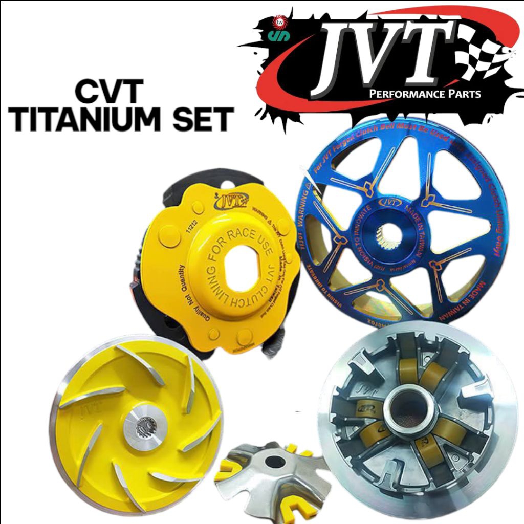 JVT TAIWAN CVT SET TITANUIM FOR NMAX /AEROX /MIO 125 M3/ ADV160/PCX160 | Shopee Philippines