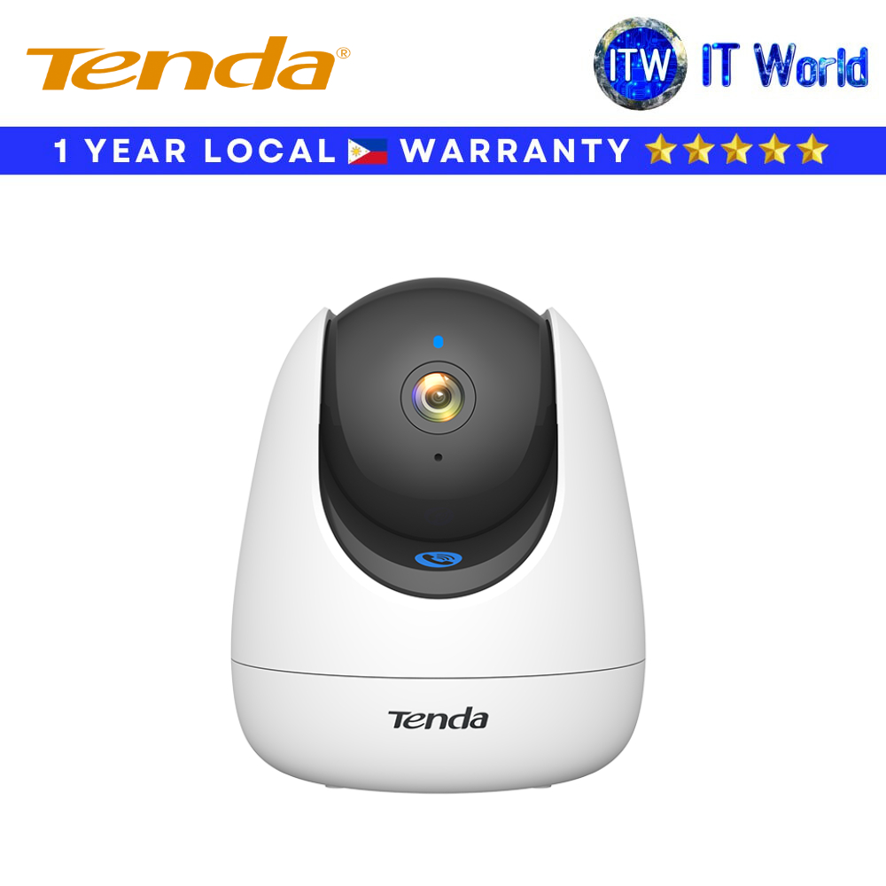 Tenda CP7 4MP WiFi Indoor IP Security CCTV Camera with Night Vision and ...