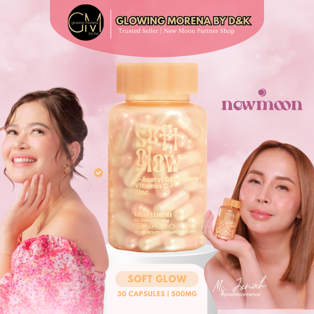 New Moon Soft Glow Food supplement S-Acetyl Gluta Collagen Inositol ...