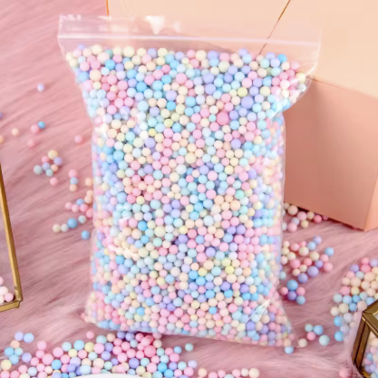 10g Macarone Colorful Foam Balls Craft Bubble Ball Filler Gift Box DIY ...