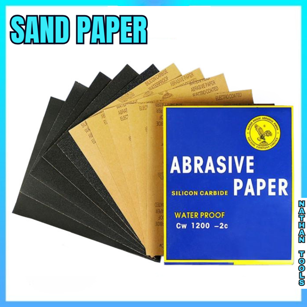 Liha Waterproof Sand Paper #60 #80 #100 #120 #150 #240 #320 #400 #1000 ...