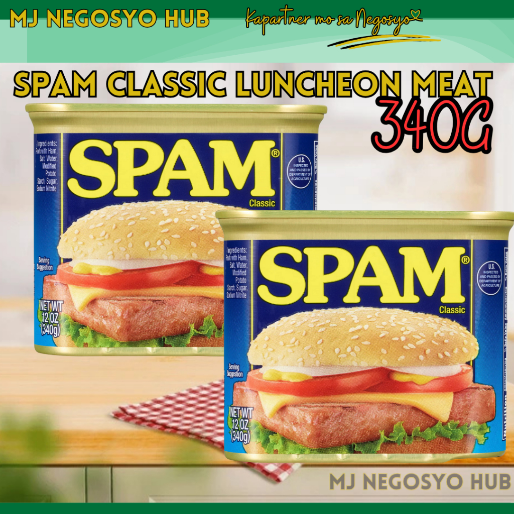 SPAM Classic Luncheon Meat 340g Shp2. | Shopee Philippines