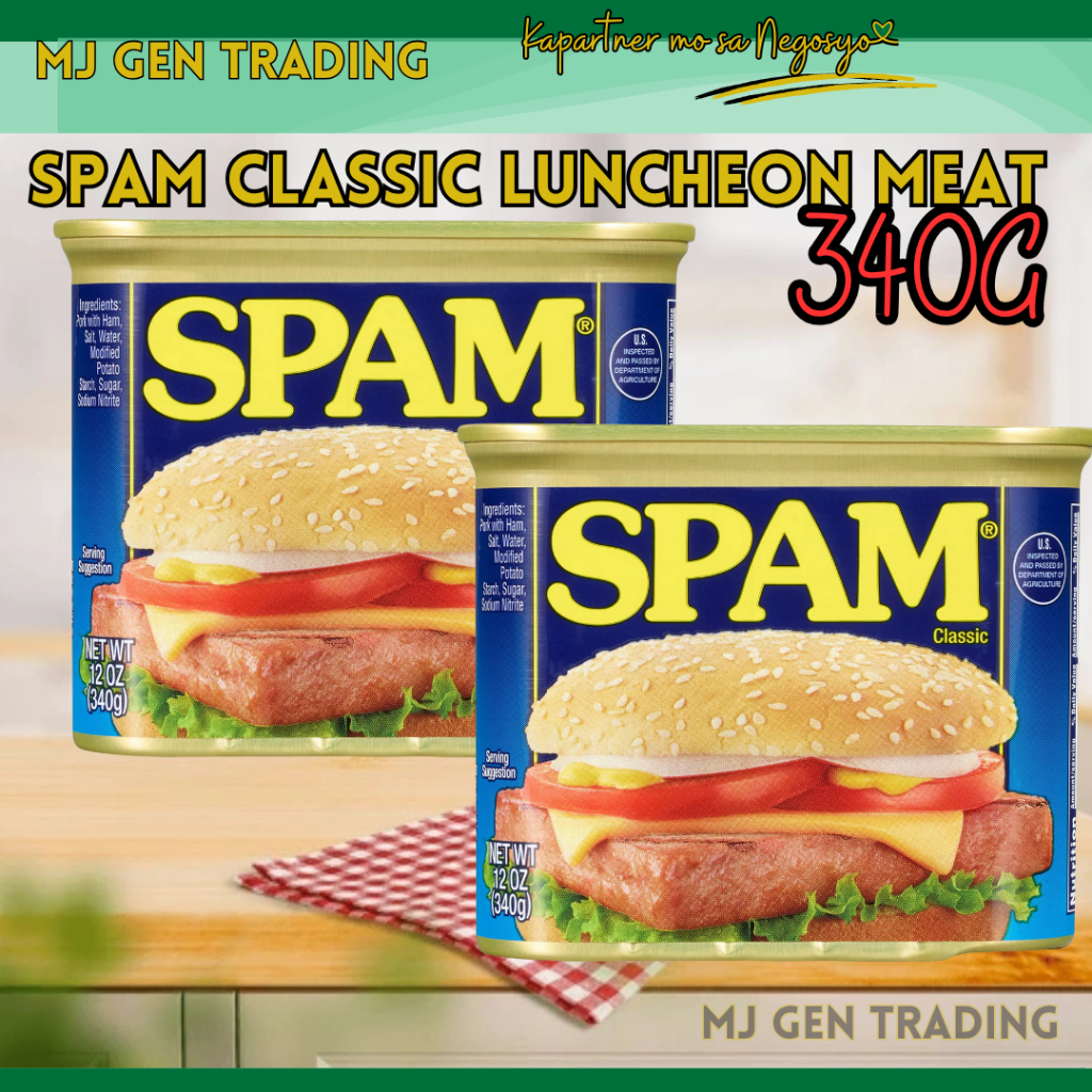 SPAM Classic Luncheon Meat 340g Shp4; | Shopee Philippines