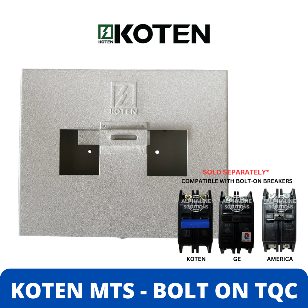 KOTEN Manual Transfer Switch BOLT ON TQC 2 pole MTS | Shopee Philippines